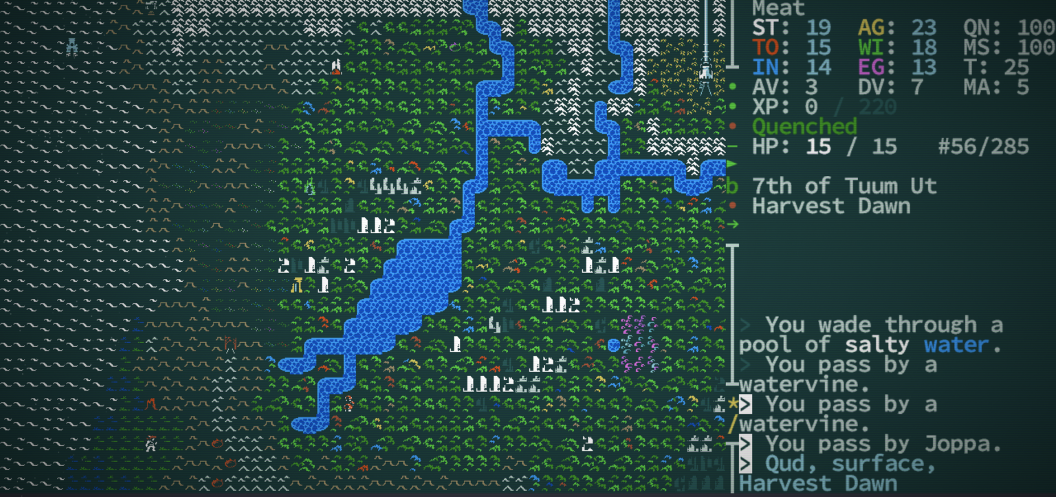 Peeking Into The Caves of Qud – Retroware