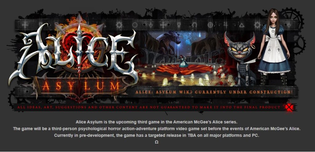American McGee Shares Full Narrative Outline for ‘Alice: Asylum ...